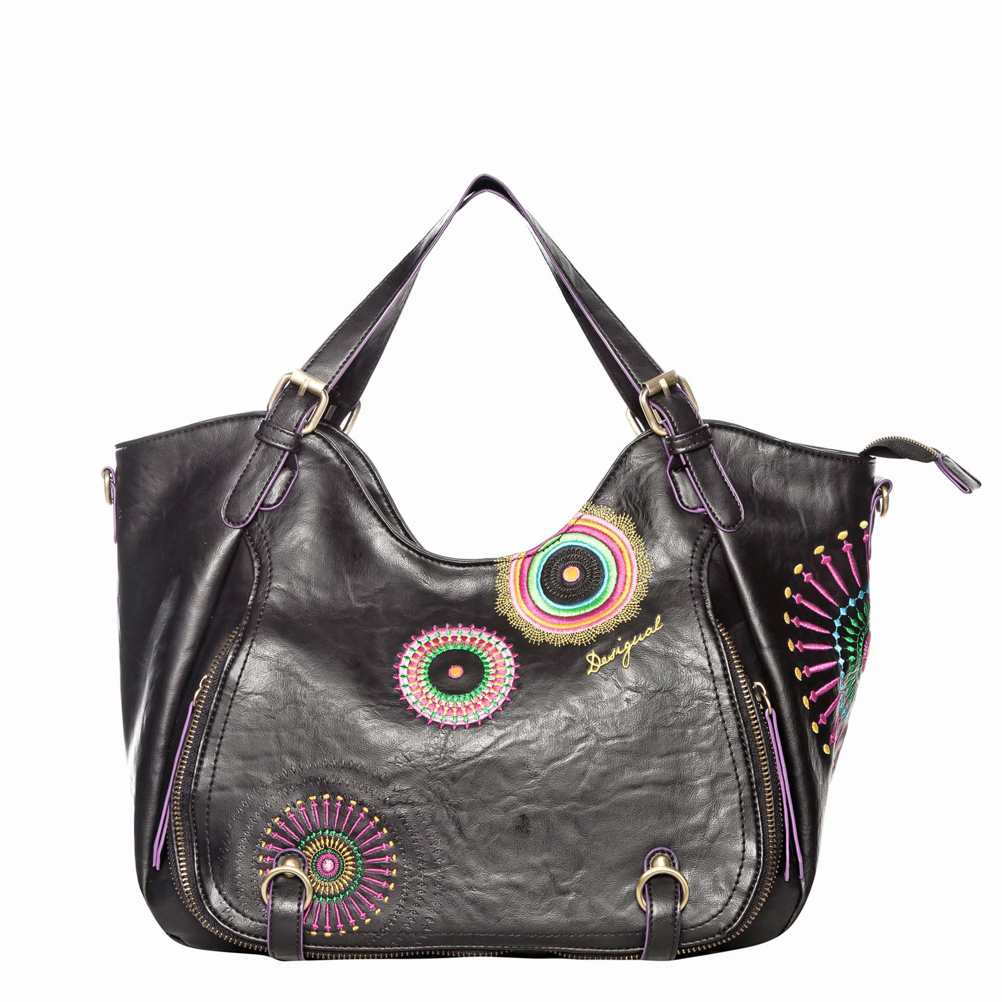 Desigual Bag BOLS_ROTTERDAM_ AUDREY Chocolate Claro - Brown | eBay